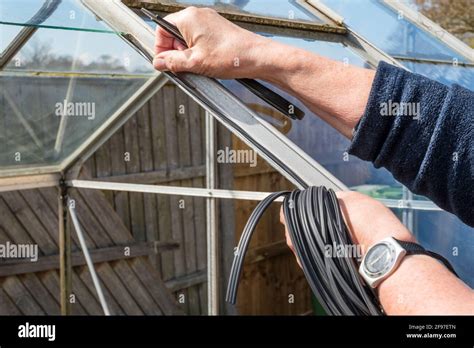 Fixing Glazing Strip Hi Res Stock Photography And Images Alamy