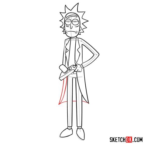 Master Interdimensional Sketching How To Draw Rick Sanchez