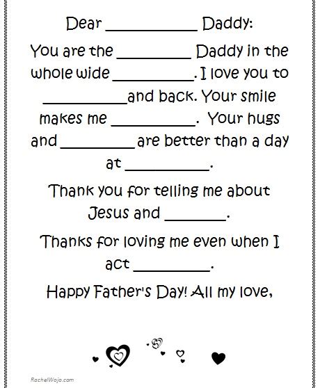 Dad Mad Lib