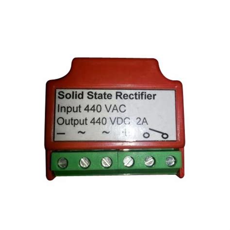 2 A Single Phase Solid State Rectifier Half Wave At ₹ 550piece In Faridabad