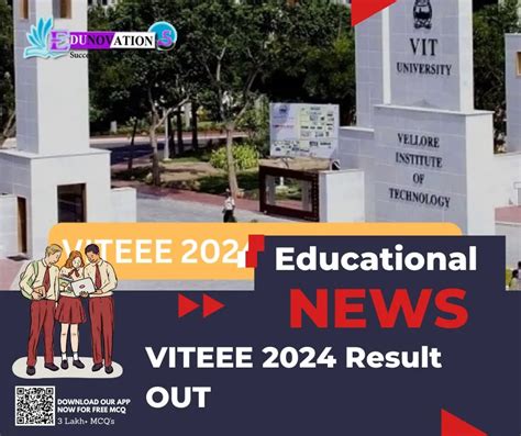 Viteee 2024 Result Out Edunovations