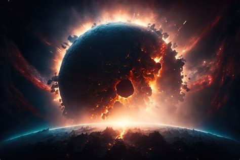 Exploding Earth Wallpaper