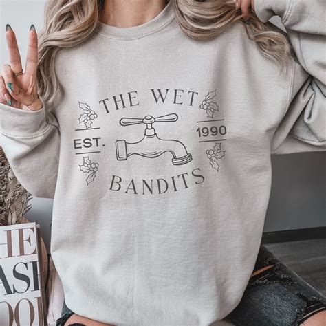 The Wet Bandits Home Alone Christmas Sweatshirt Etsy