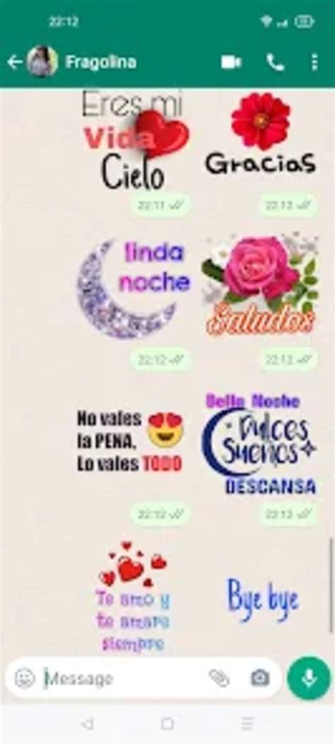 Buenos días y noches stickers para Android Descargar