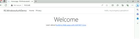 Windows Authentication In Azure Kubernetes Service