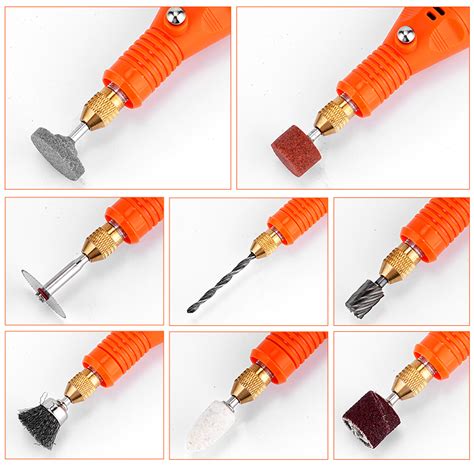 Tasktool 18000rpm Mini Drill Grinder 12v Wired Rotary Tool Kit For