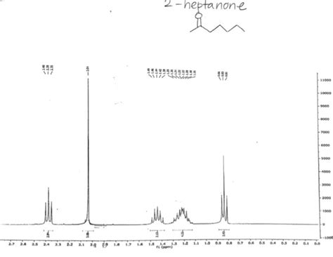 solved label all the peaks for the h nmr spectrum for
