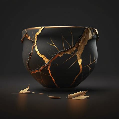 Pin By Ugauga Art On Kintsugi Kintsugi Art Kintsugi Black And Gold