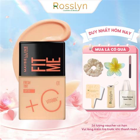 Kem Nền Fit Me Tint C Tươi Mướt Chống Nắng Với Vitamin C And Spf50