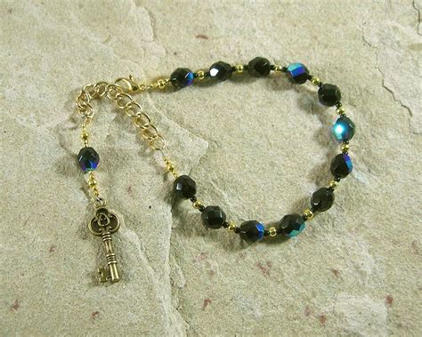 Hekate Hecate Prayer Bead Bracelet Greek Goddess Of Magic And