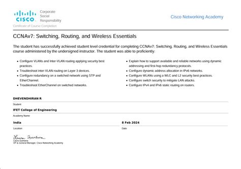 dhevendhiran r on linkedin i completed ccnav7 switching routing and