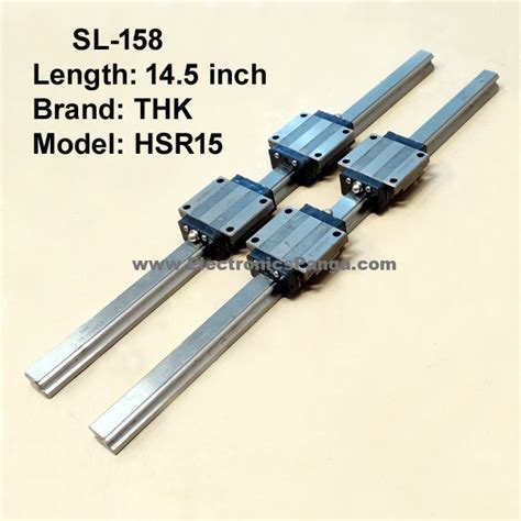 Cnc Thk Hsr15 Double Linear Slides With Four Bearings 145inch Length
