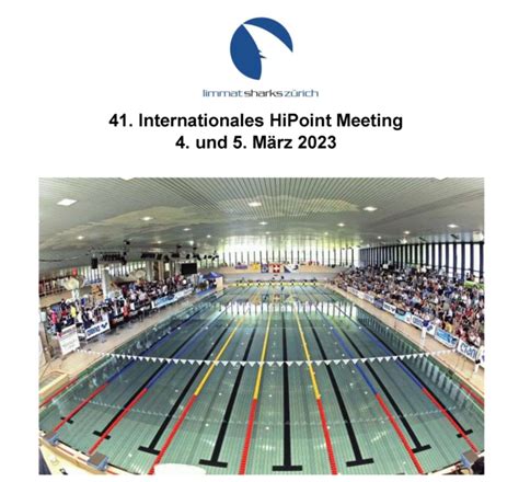 41 Int Hi Point Meeting Schwimmverein Beider Basel