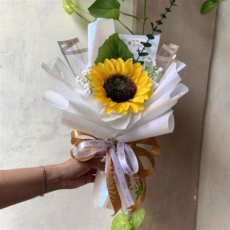 Jual Bouquet Bunga Mini Mawar Dan Matahari Buket Bunga Mini Buket