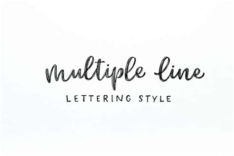 Easy Lettering Style Multiple Line By Heidi Grace