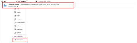 How To Restrict A Folder In Fusion Based On Role