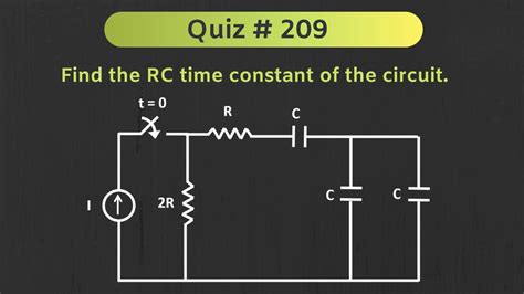 Transient Analysis Solved Example Network Analysis Quiz 209 Youtube
