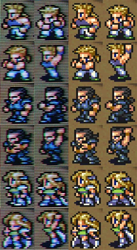 Ruuupu On Twitter Sfc Ff6 マッシュ カイエン セリス 使用crt Kv 14af114インチ 昨日に