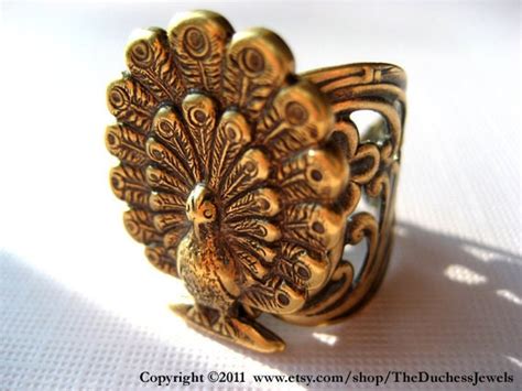 Peacock Vintage Ring