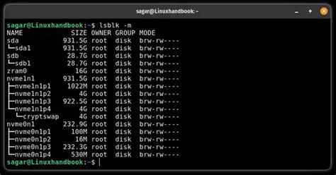 Lsblk Command Examples In Linux