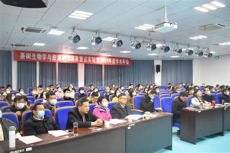 我室召开2021年度学术年会 茶树生物学与资源利用国家重点实验室