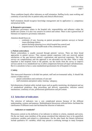 Selection Of Indicators For Hospital Performance Mesurement PDF