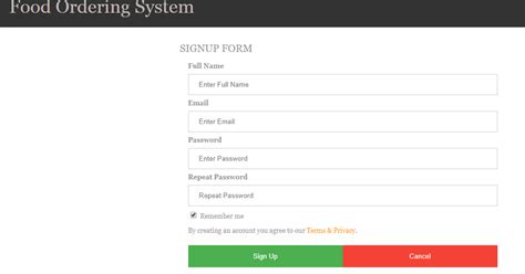 How To Create Online Food Ordering System Using Html And Css Part 2