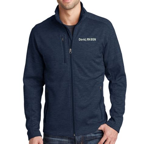 Personalized Rn Bsn Nurse Fleece Jacket With Pockets Etsy