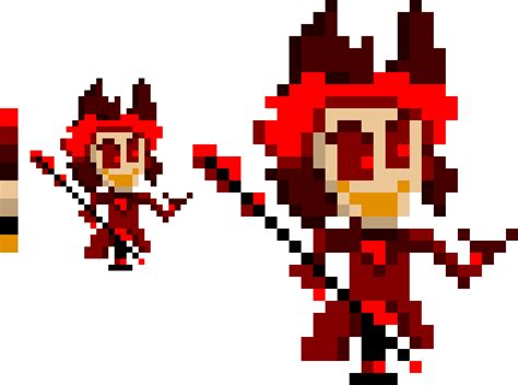 Alastor Hazbin Hotel Pixel Artalastor Hazbin Hotel Pixel Art