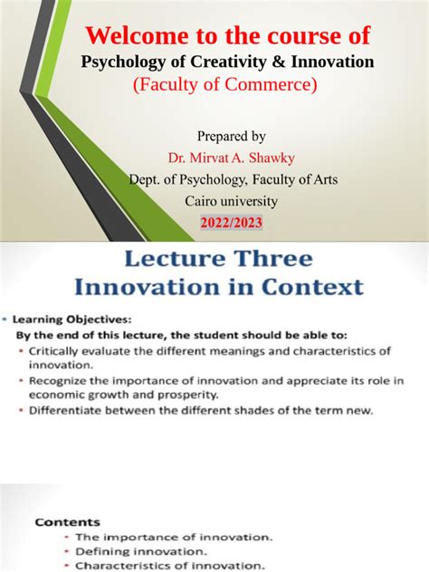 Lec 3 Slides Pdf Innovation Idea