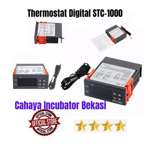 Jual Thermostat Digital Stc Pengatur Suhu Mesin Tetas Telur Otomatis Kab Bekasi Cahaya