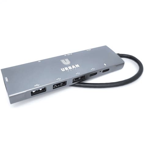 HUB 9 Em 1 Notebook - Cinza | KaBuM!