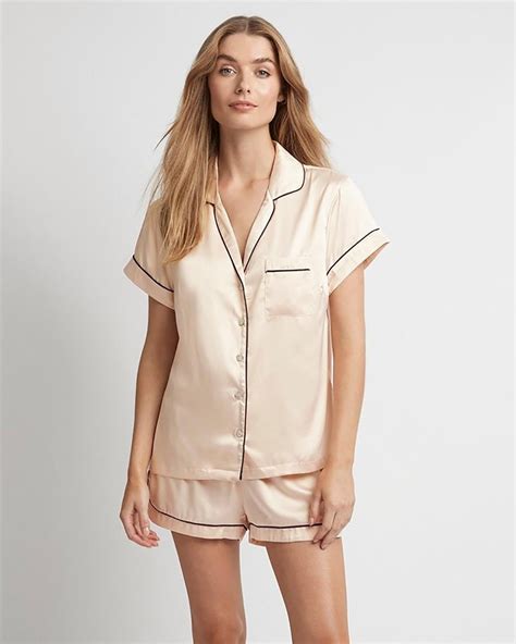 Grace Short Piping Pyjama Set Airrobe