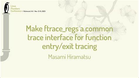 Make Ftrace Regs A Common Trace Interface For Function Entry Exit