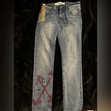 Off White Jeans Rare Vintage Offwhite Co Virgil Abloh Main Label