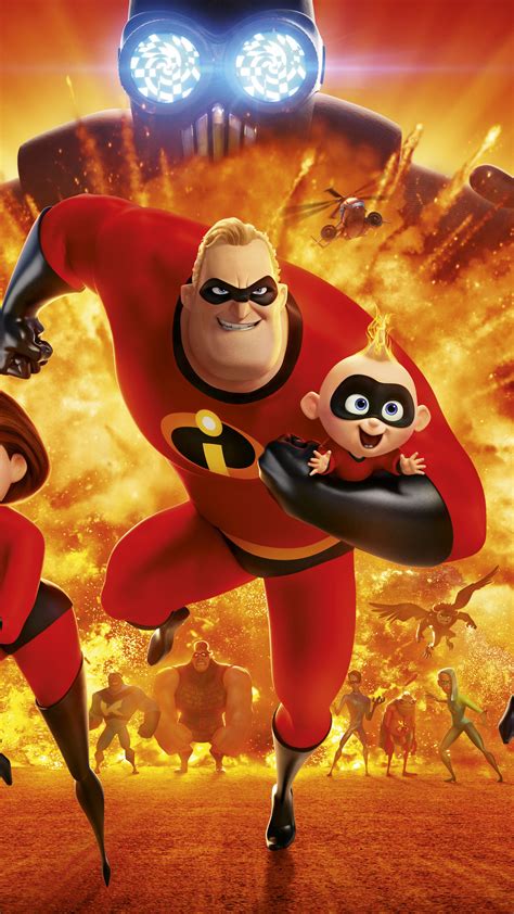 1080x1920 The Incredibles 2 2018 Movies Movies Hd Animated Movies