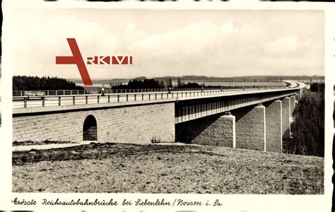 Siebenlehn Großschirma Sachsen Ansicht der grössten Autobahnbrücke xl