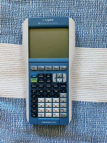 Texas Instruments Ti Nspire Graphing Calculator Ti 84 Plus Keypad Handheld Blue Ebay