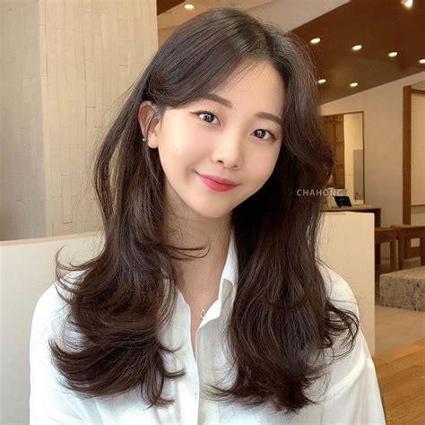 마곡미용실 차홍룸 마곡점 강효경 On Instagram “ 차홍룸강효경 가벼운 레이어드컷 레이어드펌 모질에 따라 적당한