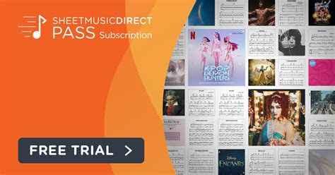 Sheet Music Subscription Service Sheet Music Direct Pass