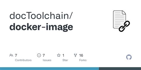 GitHub DocToolchain Docker Image