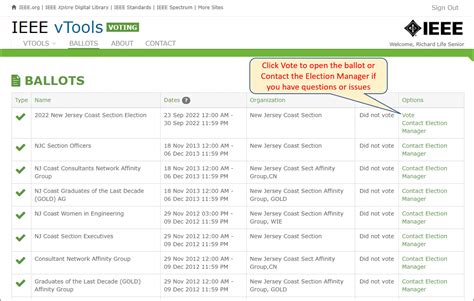 Voter Instructions Ieee Vtools Knowledgebase