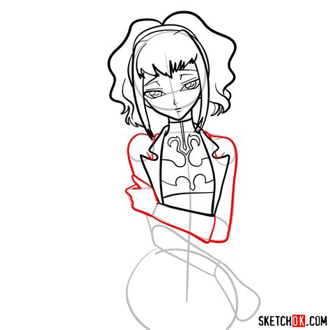 How To Draw Anya Alstreim Code Geass Anime Sketchok Easy Drawing Guides