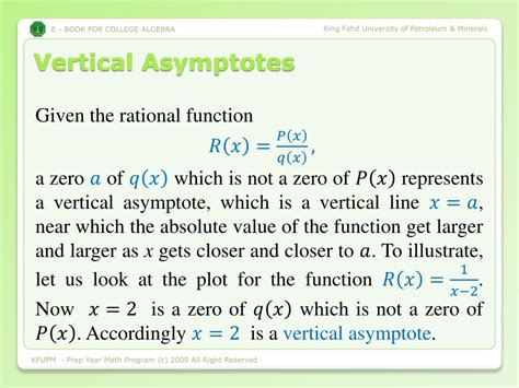 Ppt Properties Of Rational Functions And Their Graphs Powerpoint Presentation Id 3652909