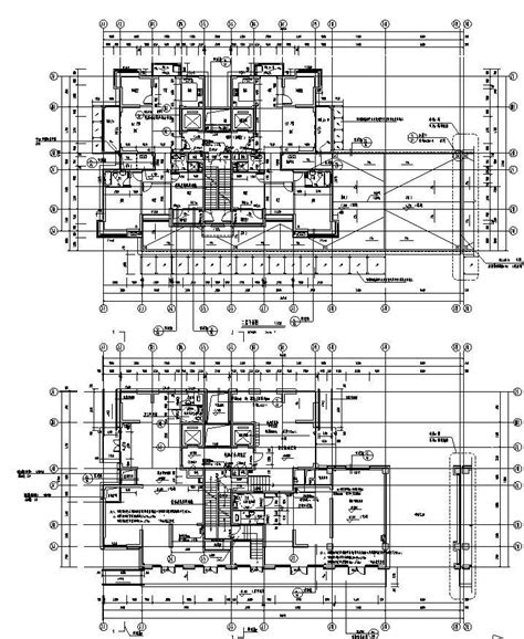 26层剪力墙住宅混凝土结构施工图cad含建筑 混凝土结构施工图 筑龙结构设计论坛