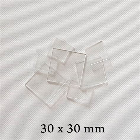 Plexiglass 2mm Bases Square 30×30 Mm Gaspez Arts Fantasy Football Miniatures