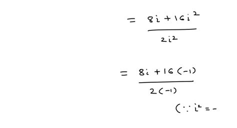 SOLVED Write The Quotient In Standard Form I I