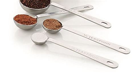 Amco 8343 Professional Measuring Cups And Spoons Set Of 8 Essential