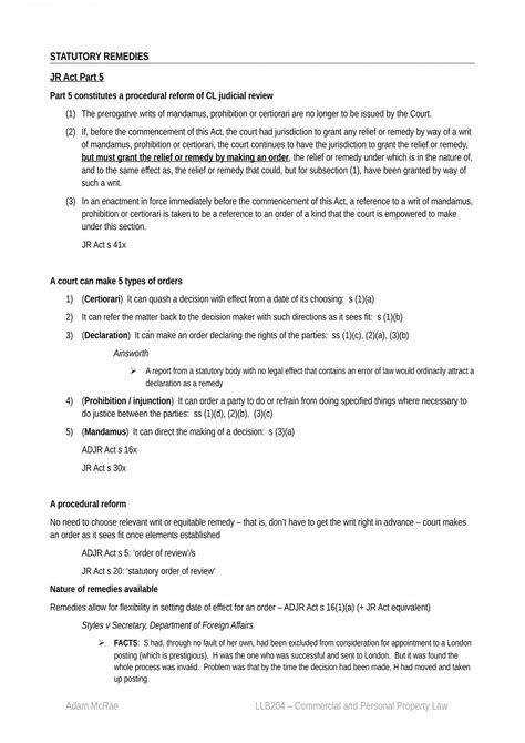 admin law notes administrative law laws3300 mq thinkswap