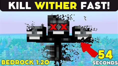 Defeat The Wither Instantly In Minecraft Bedrock Edition How To Kill The Wither In Bedrock
